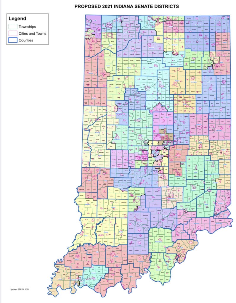 Senate Republicans redraw 8 Marion County districts; amended map will ...